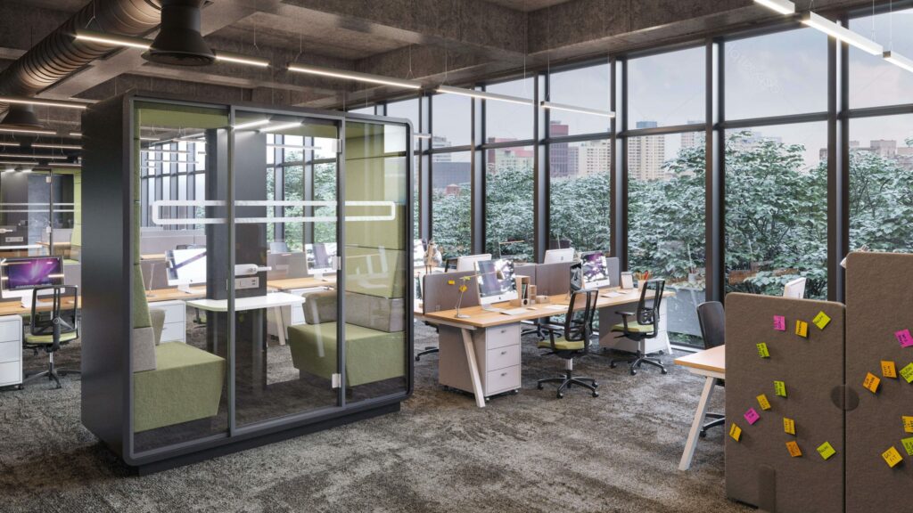 HushMeet Small | Smaller Office Meeting Booth | Max Furniture